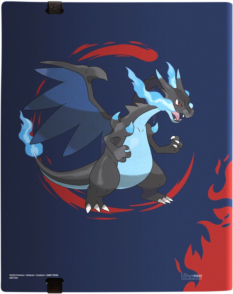 UP - Pokemon Pro-Binder 9pkt - Mega Charizard X Y Mag Planszowy