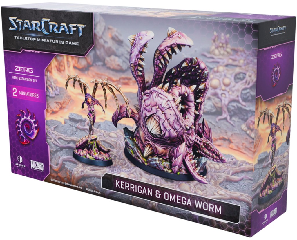 StarCraft: Kerrigan & Omega Worm - Zerg - Hero Expansion Set Mag Planszowy